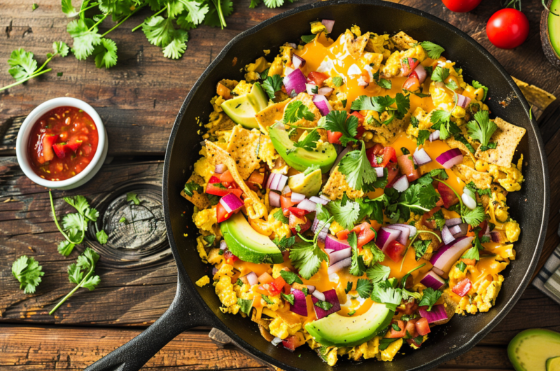 Vibrant Spicy Tex-Mex Breakfast Scramble - Hungry Ghost Food and Travel