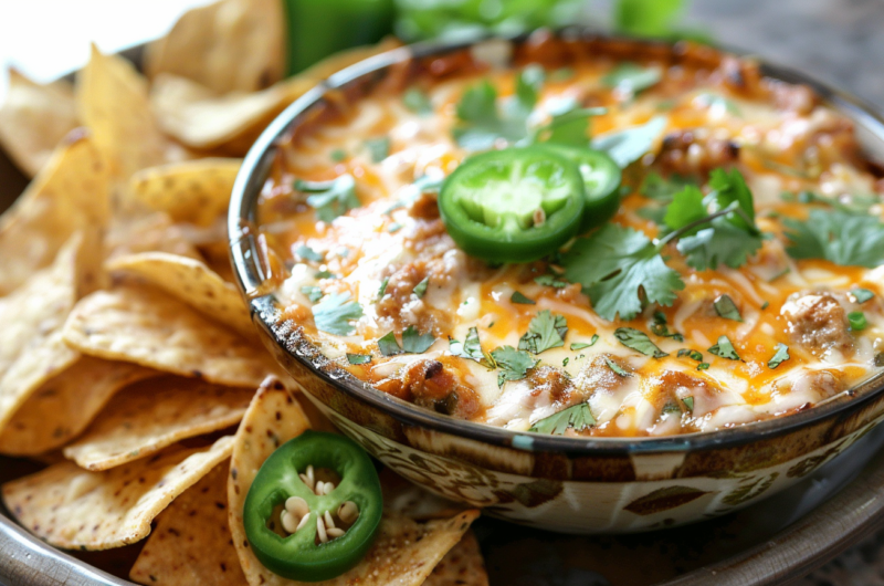 Delicious Spicy Cheese Dip - Hungry Ghost Food and Travel