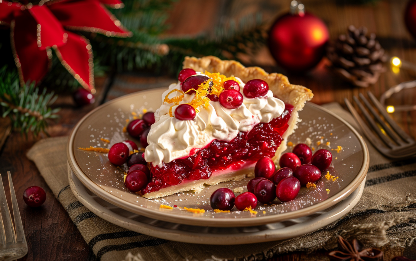 Cranberry Delight Pie - Hungry Ghost Food and Travel