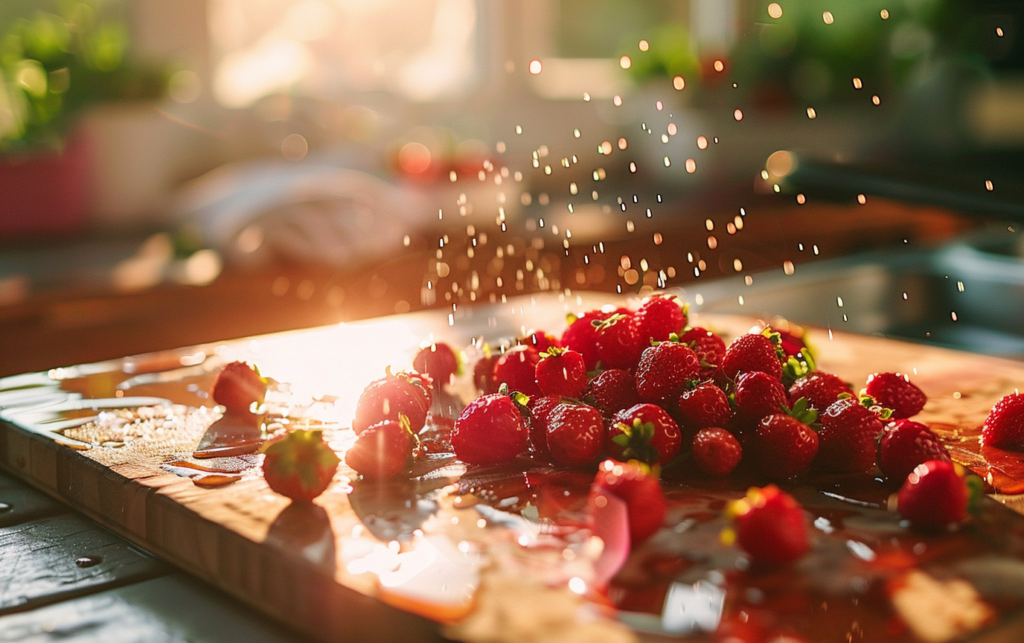 Rustic Wild Strawberry Preserve - Hungry Ghost Food and Travel