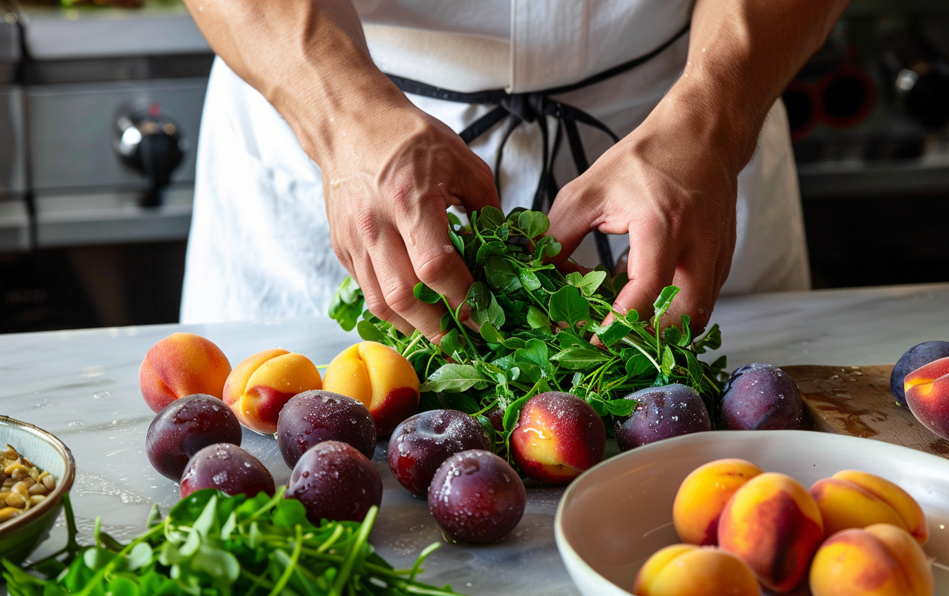 Stone Fruit Delight: Crafting the Perfect Summer Salad - Hungry Ghost ...